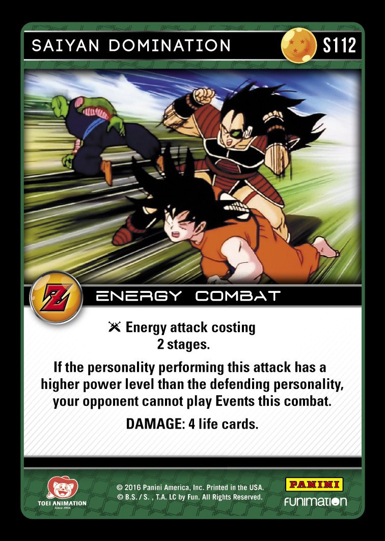 S112 Saiyan Domination – DBZ Outpost
