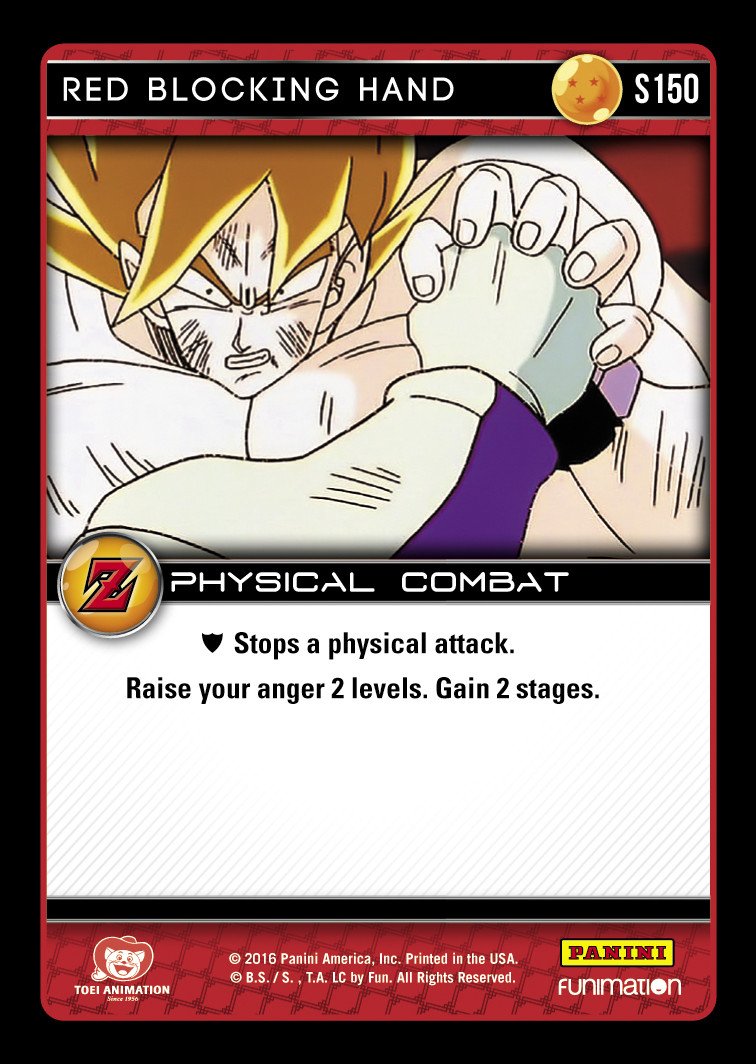 S150 Red Blocking Hand – DBZ Outpost