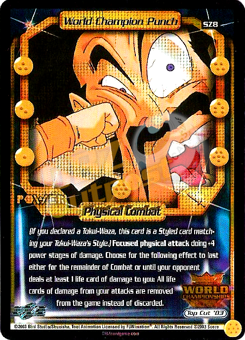 SZ8 - World Champion Punch – DBZ Outpost