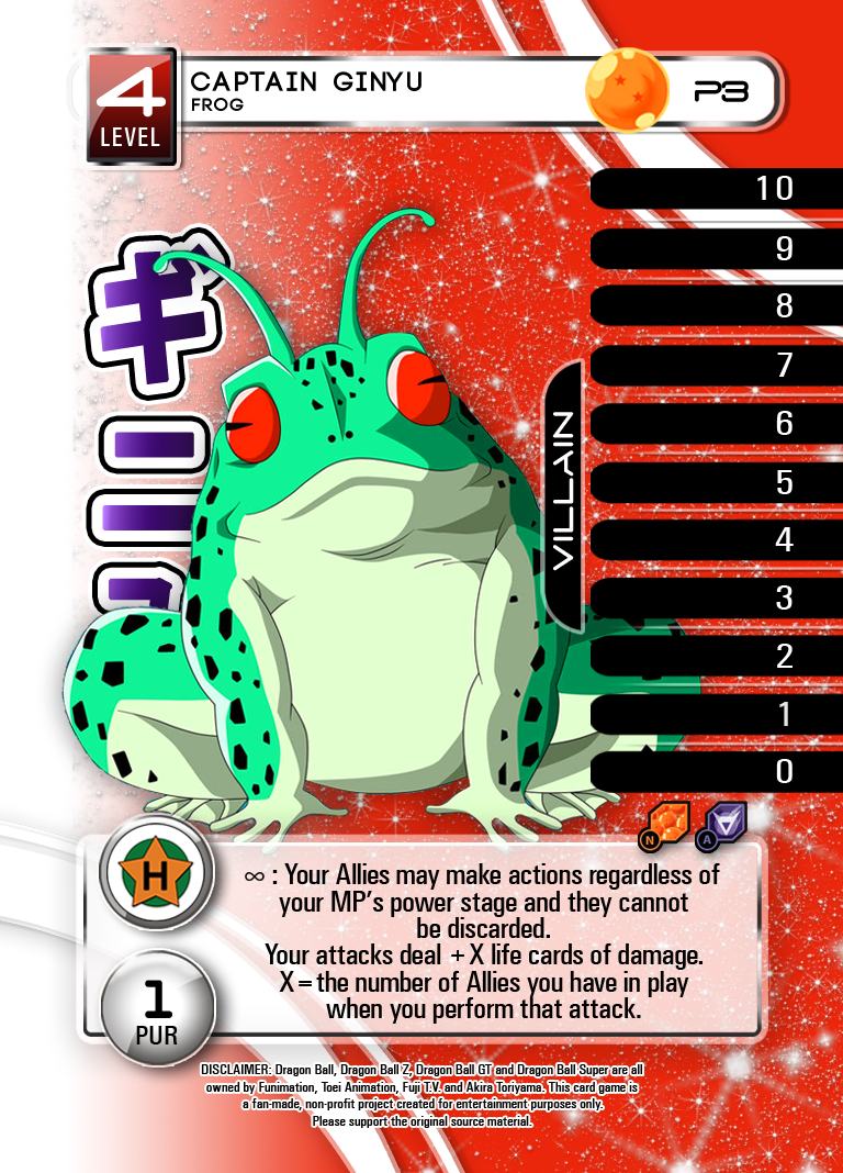 P3 Captain Ginyu, Frog – DBZ Outpost