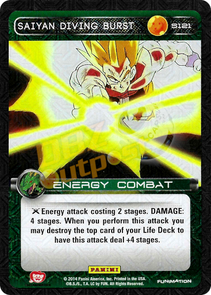 S121 Saiyan Diving Burst Foil – DBZ Outpost