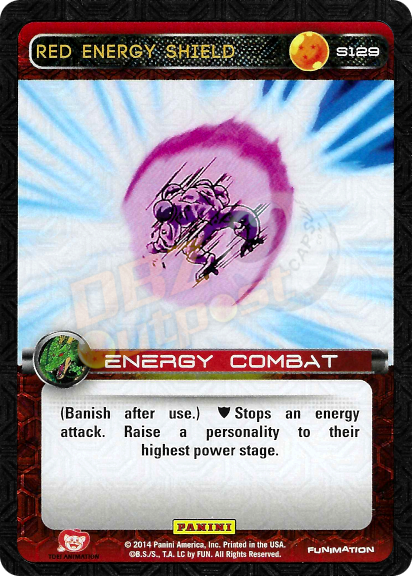 S129 Red Energy Shield Foil – DBZ Outpost