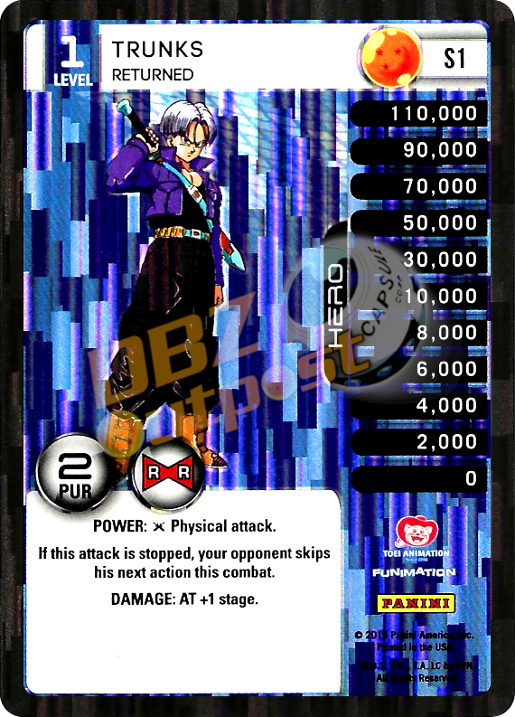 S1 Trunks Returned Booster Pack Foil – DBZ Outpost