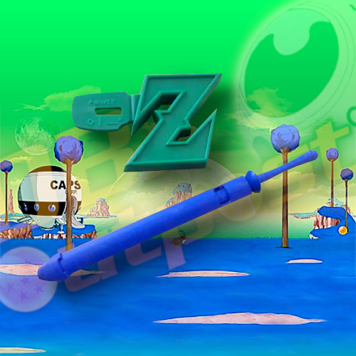 Green/Blue from Trunks Anger Sword & Scouter – DBZ Outpost